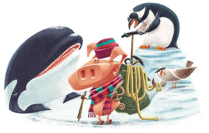 Toby the Polar Pig – The book series inspired by the first Antarctic pig